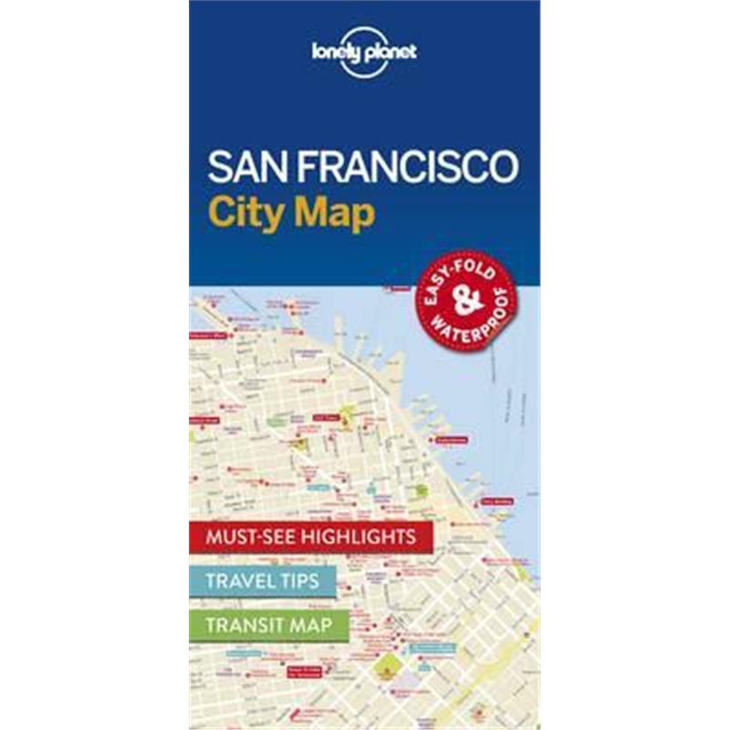 Lonely Planet San Francisco City Map