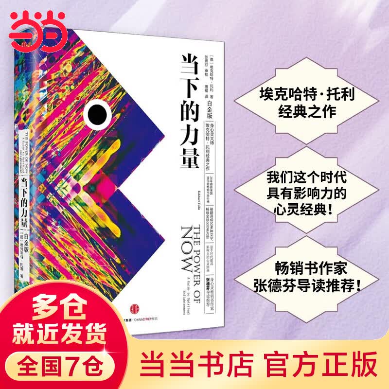 【当当】当下的力量 白金版 埃克哈·托利经典之作  张德芬推荐 励志成长成功书籍