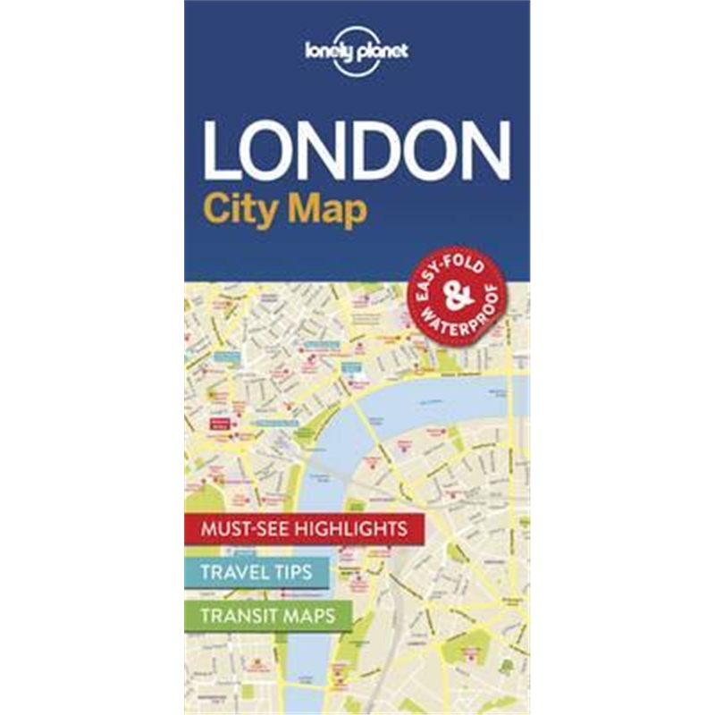 Lonely Planet London City Map