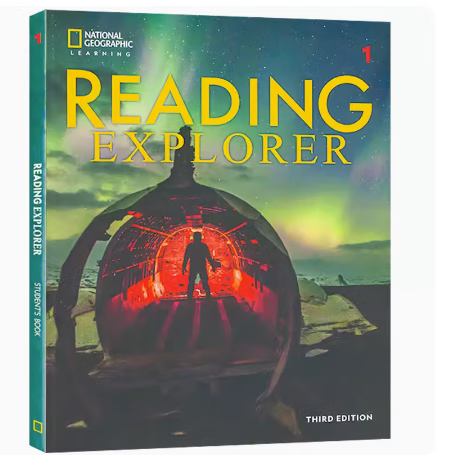 进口图书送在线账号美国国家地理NGL中小学英语阅读教材Reading Explorer第三版学生书初高中青少年综合阅读专项阅读 第三版 1级 学生书+线上练习（KET-PET）