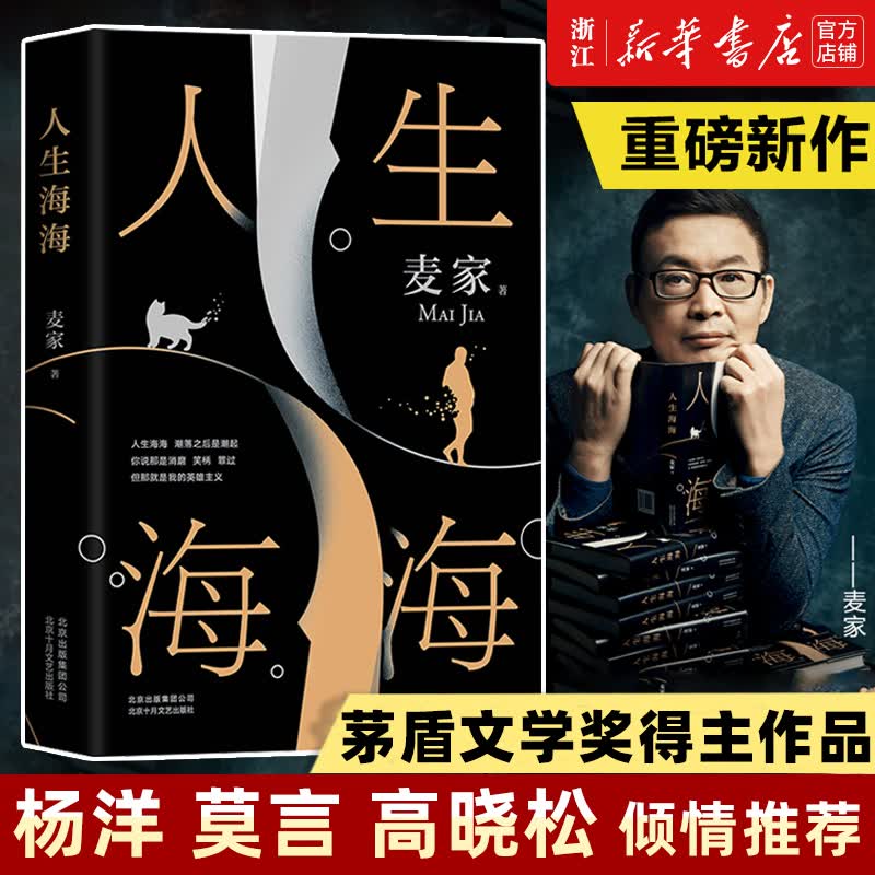 人生海海麦家 茅盾文学奖得主 另著暗算风声解密文学小说畅销书