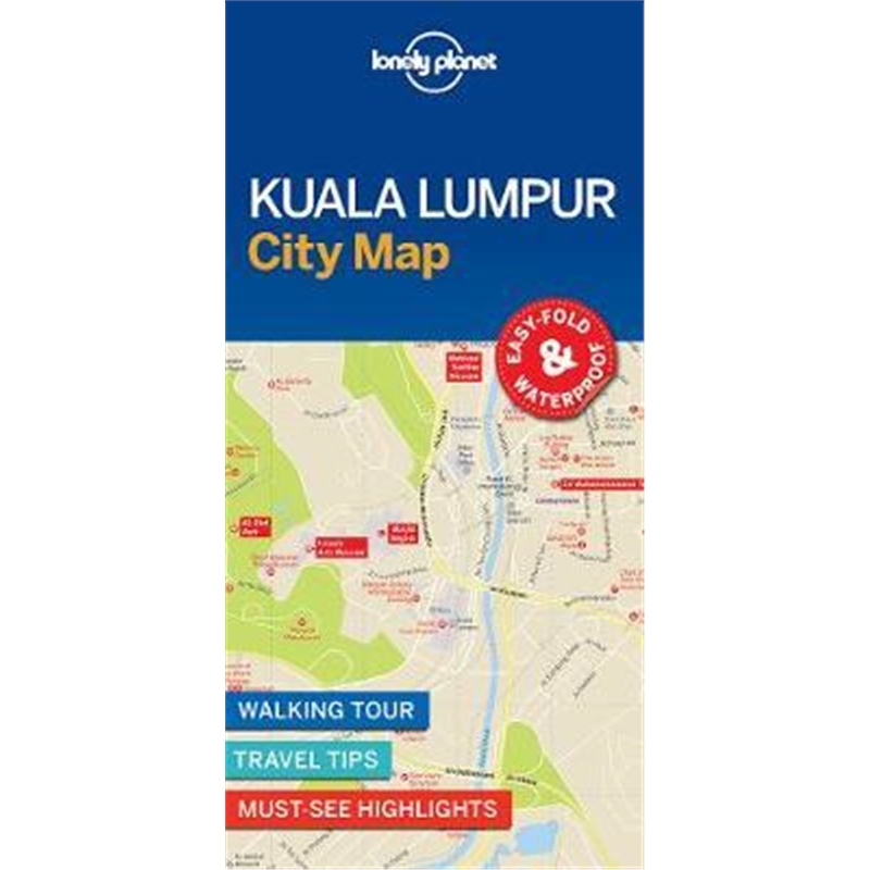 Lonely Planet Kuala Lumpur City Map