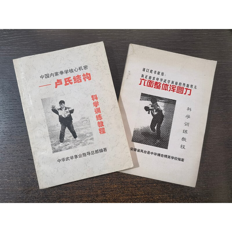 中国内家拳学核心机密——卢氏结构科学训练教程174页+六面整体浑圆功(科学训练教程)153页两册合售 页两册合售