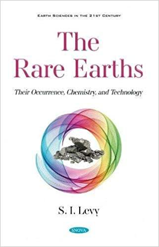 The Rare Earths: Their Occurrence, Chemistry, an