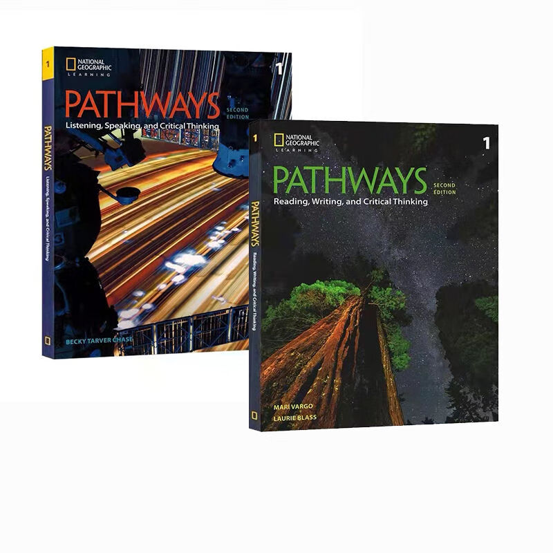 新版美国国家Pathways 1级别 读写加听说两本 读写+听说