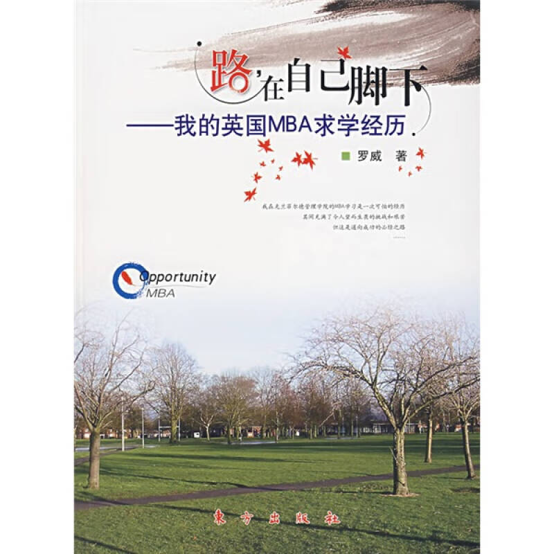 路在自己脚下 我的英国MBA求学经历【好书】