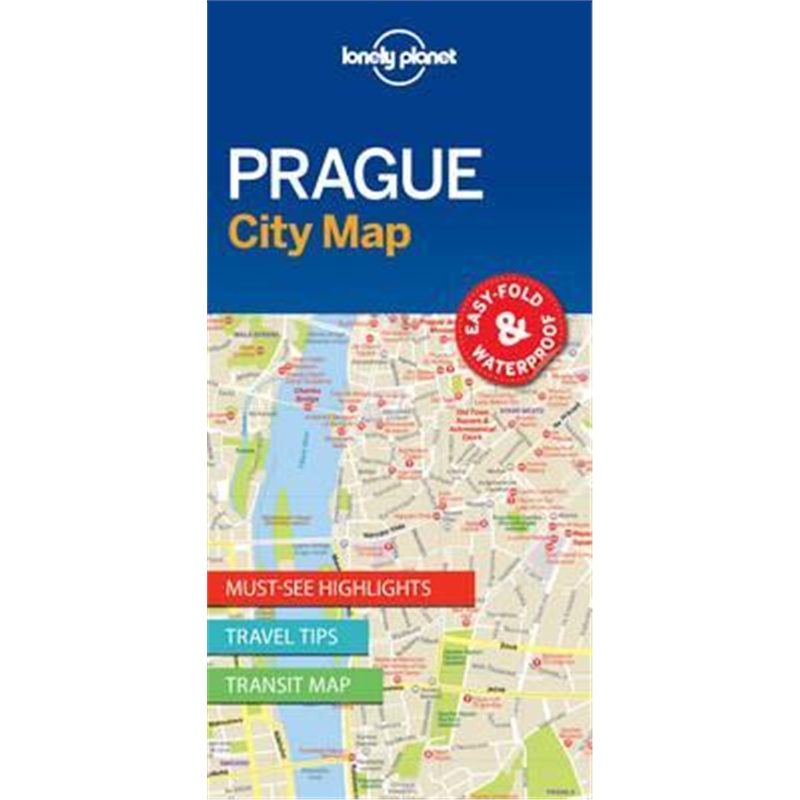 现货Lonely Planet Prague City Map