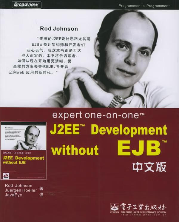 expert one-on-one J2EE Development without EJ【书】