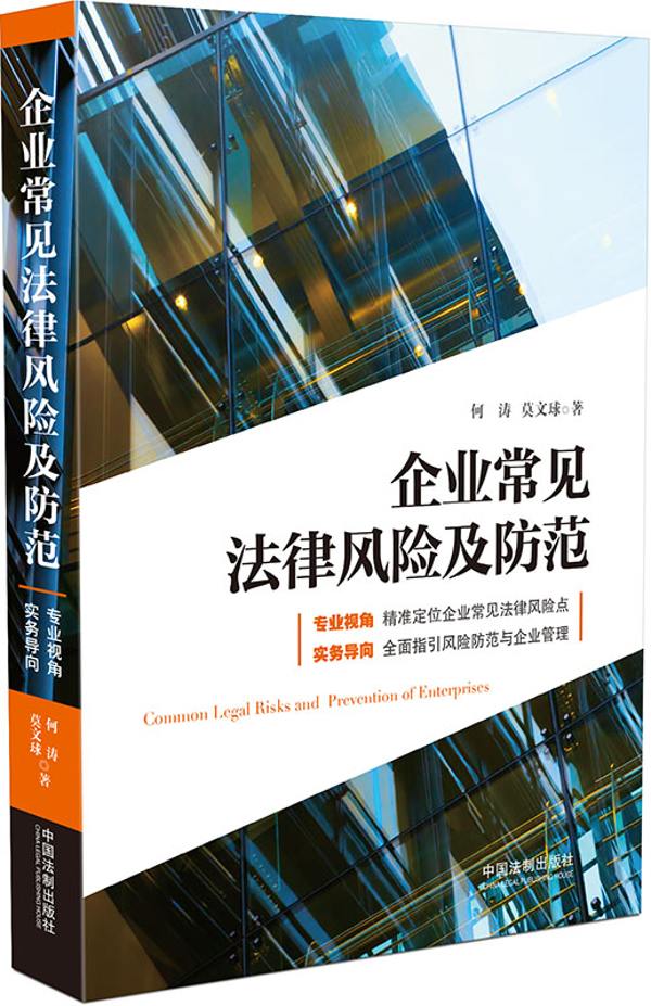 【书】企业常见法律风险及防范