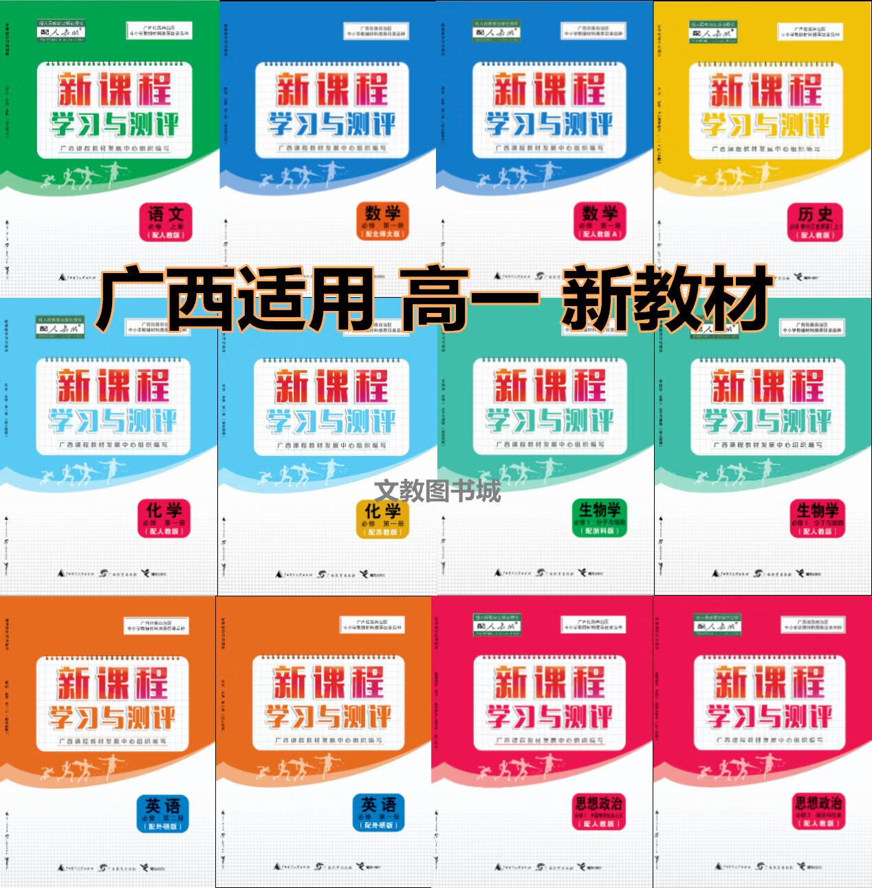 高一上册语数英物理化学生物人教版2022广西高中新课程学习与测评 化学必修第一册 人教版