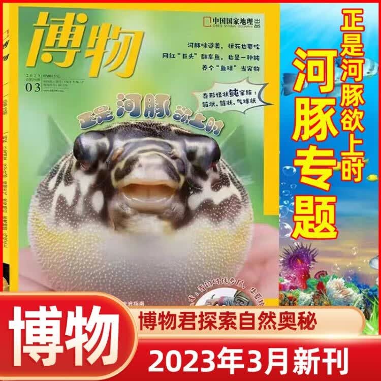 博物杂志2023年1-12月全年订阅起订月可改【另有新期现货打包/半年订阅等可选】 中国国家地理出品青少年版博物君科普百科非过期刊 2023年3月