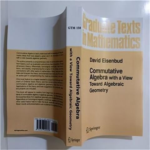 Commutative Algebra: with a View Toward 原版纸质