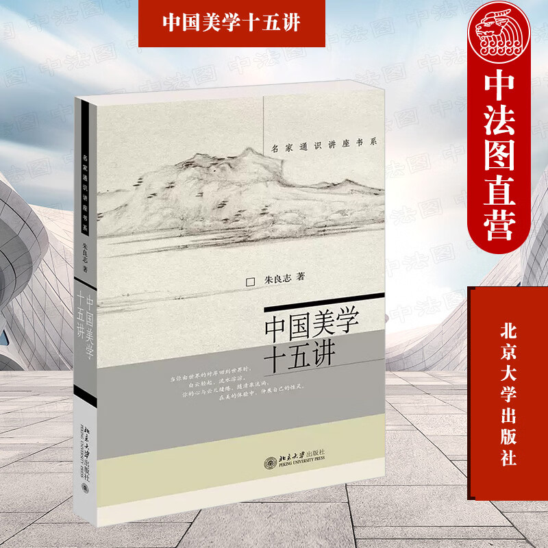 中国美学十五讲 朱良志 北京大学出版社 中国美学课讲稿 名家通识讲座书系 东方美学原理基础入门 哲学书籍 9787301105863