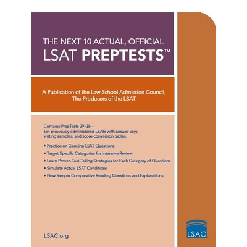 The Next 10 Actual Official LSAT Preptests: ...
