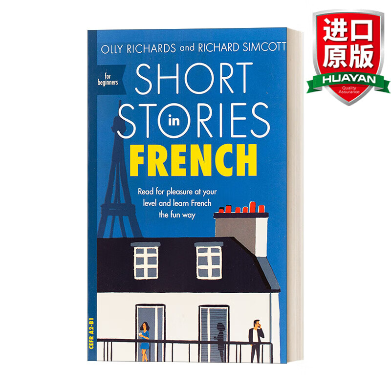 Short Stories in French for Beginners 英文原版 适合初学者的法语短篇小说 英文版 进口英语原版书籍