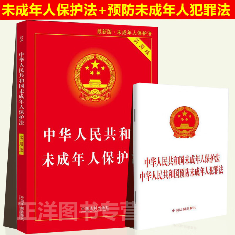 2023适用新版中华人民共和国未成年人保护法+预防未成年人犯罪法实用版 法规法条司法解释全编一本通