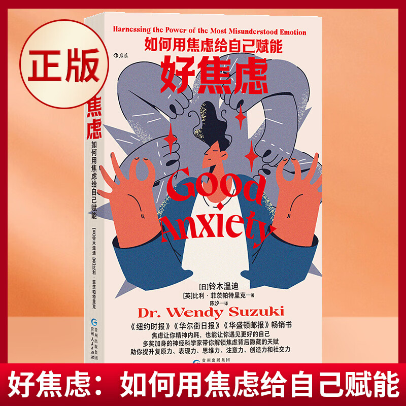 现货 好焦虑：如何用焦虑给自己赋能 《纽约时报》《华尔街日报》《华盛顿邮报》畅销书 焦虑让你精神内耗，也能让你遇见更好