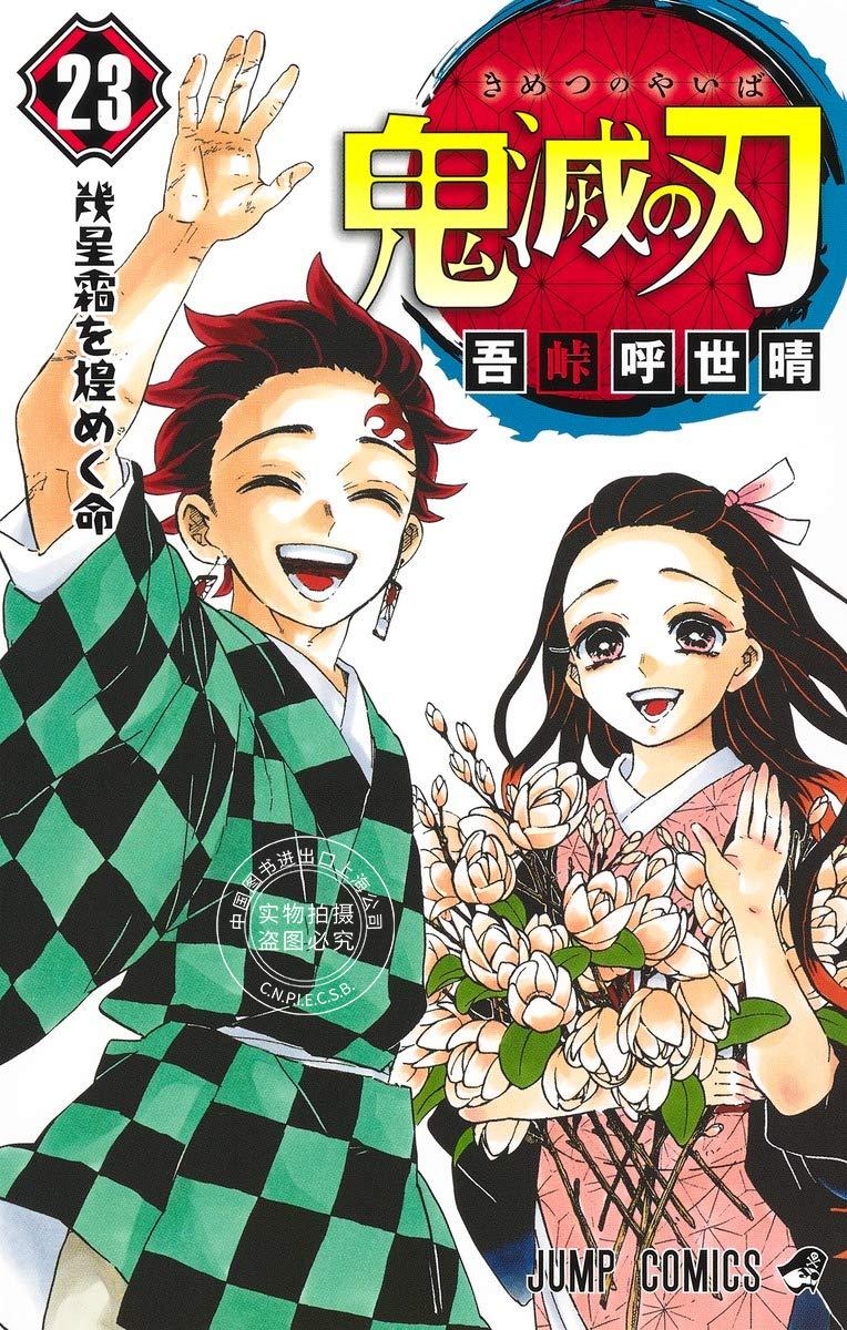 现货 进口日文 漫画 鬼灭之刃 鬼滅の刃 23