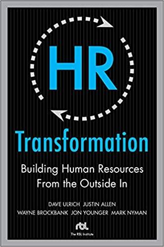 人力资源改革 HR Transformation: Building Human Resourc