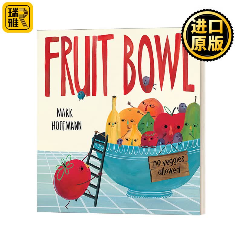 英文原版 Fruit Bowl 水果盘 农产品知识 益智文字游戏 儿童 英语绘本 3-7岁 精装 英文版 进口原版英语书籍