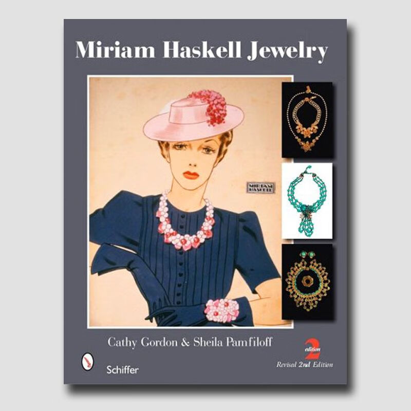 Vintage中古首饰品牌Miriam Haskell 专辑Jewelry 珠宝书