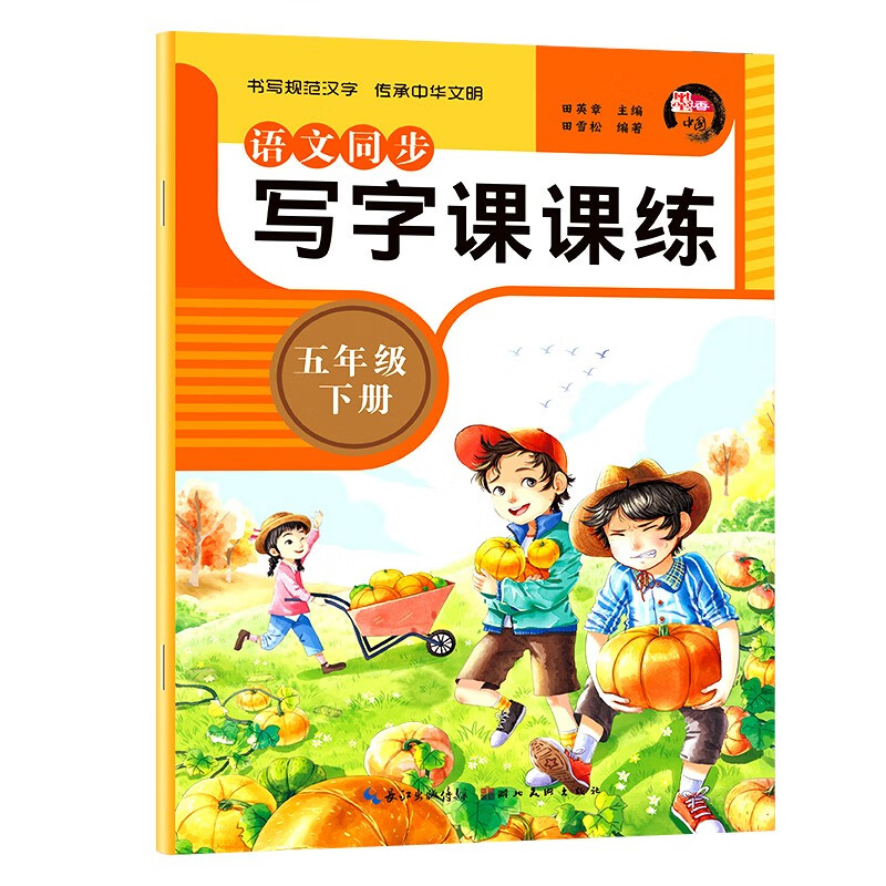 语文同步写字课课练五年级下册 语文教材同步训练字帖 小学生练字专项练习册