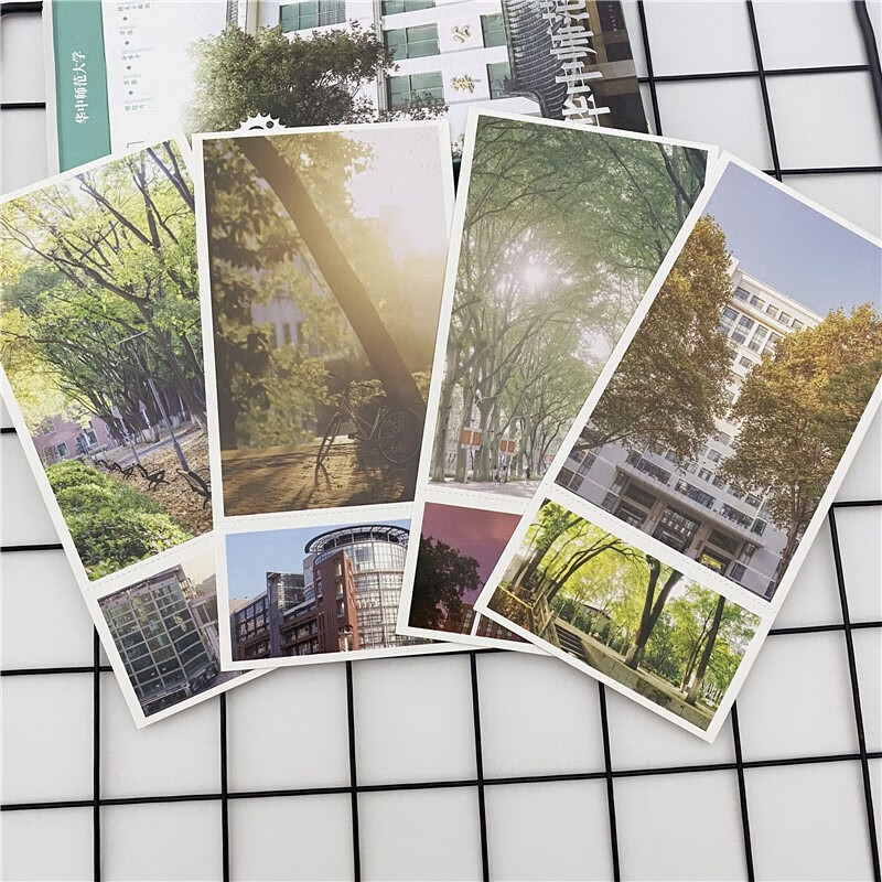 华中师范大学明信片校园风景卡片留言卡教育部直属211高校励志卡 华中师范大学