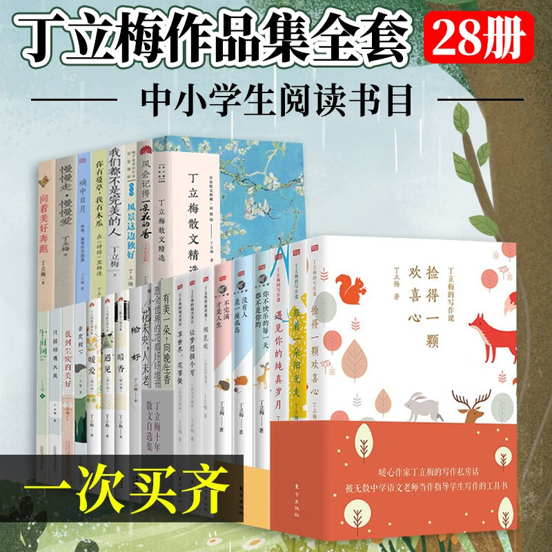 全28册 丁立梅文集精选 遇见+暗香+暖暖+相见欢+你有你的日月星辰等 中学生课外阅读 中考高考热点作家现代文阅读书籍 丁立梅散文集