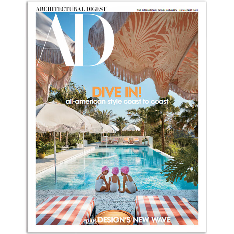 【单期可选】AD Architectural Digest 美国建筑辑要 2023/22年月刊 2022年7/8月合刊
