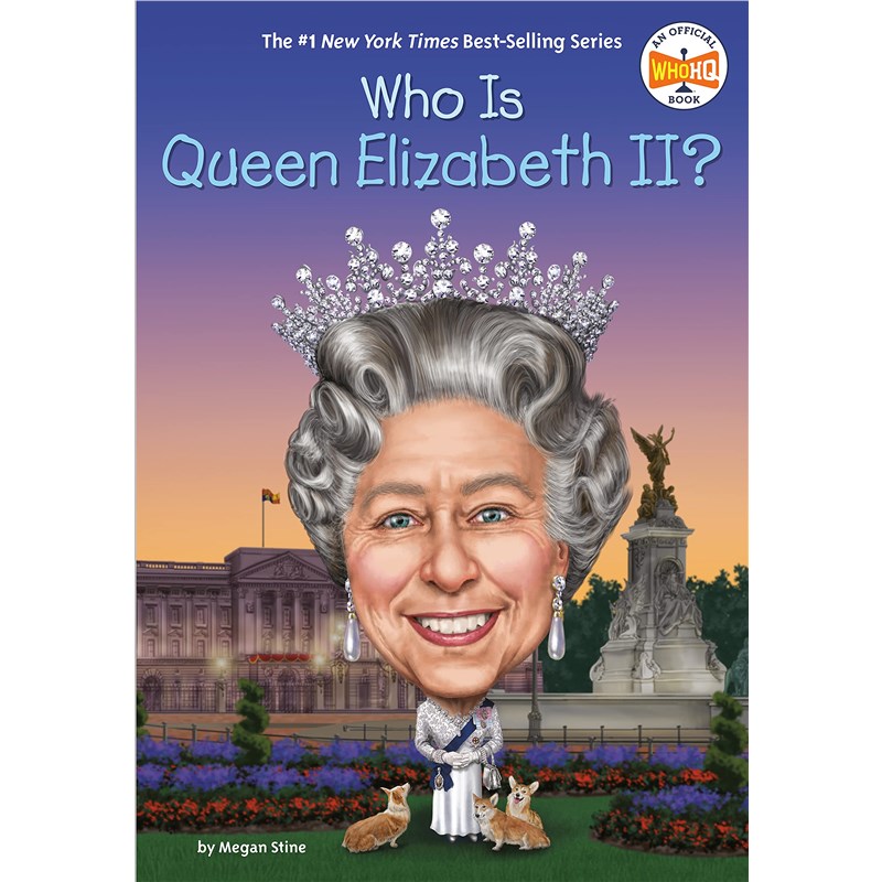 伊莉莎白二世是谁？ 英文原版 Who Is Queen Elizabeth II? 名人传记系列书籍儿童版 中小学生读物 Who Was\/I