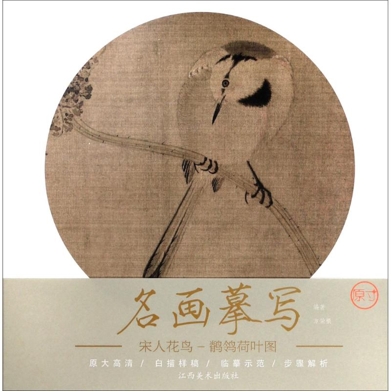 鹡鸰荷叶图