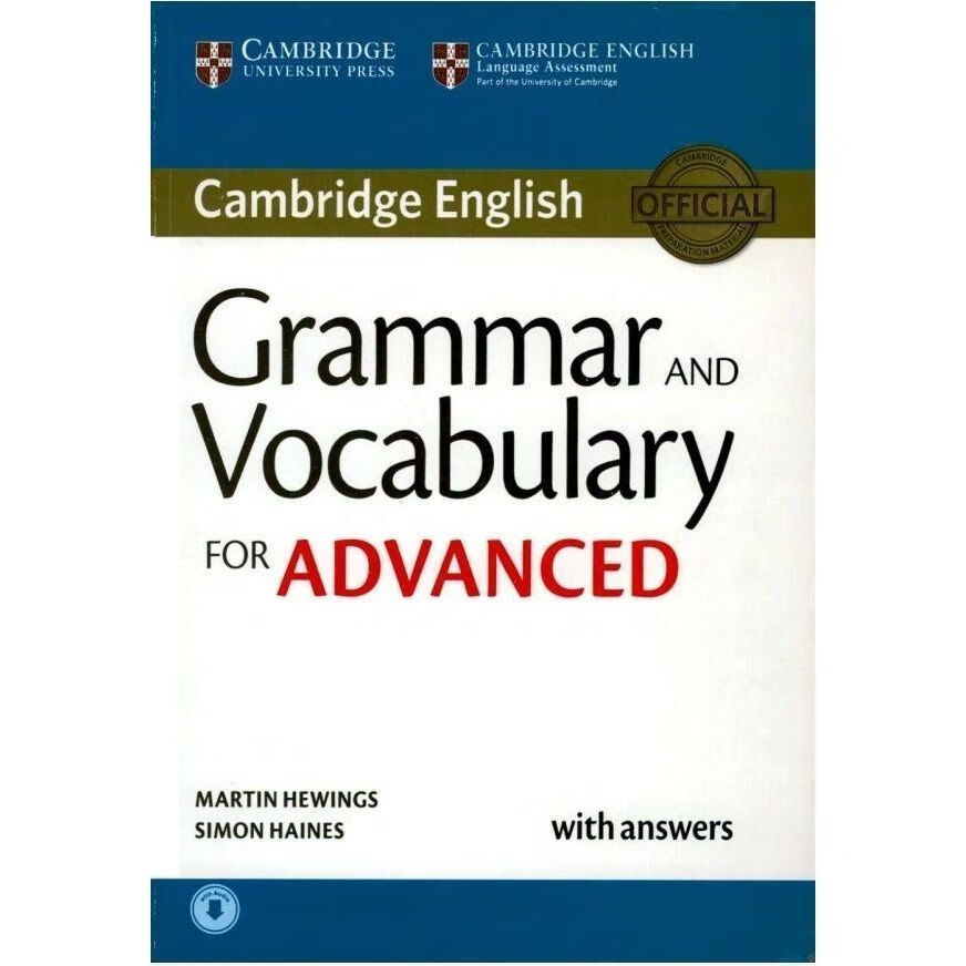 Grammar and Vocabulary for Advanced