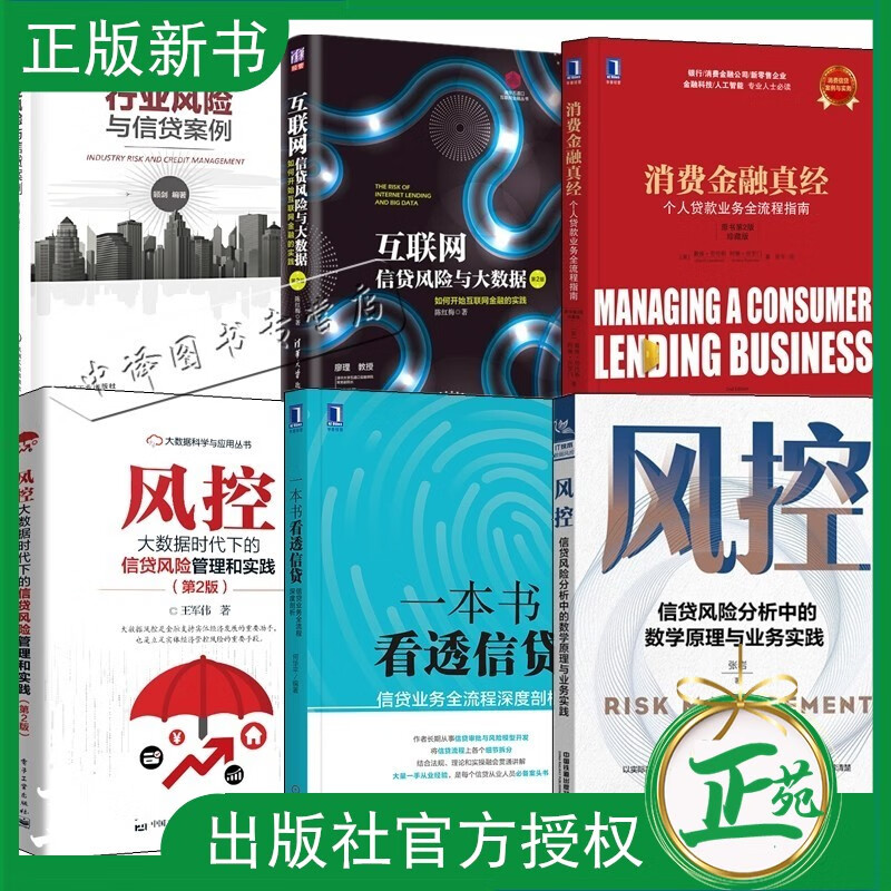 风控大数据时代下的信贷风险管理和实践一本书看透信贷消费金融真经互联网信贷风险与大数据信贷风险分析业务实践行业风险信贷案例