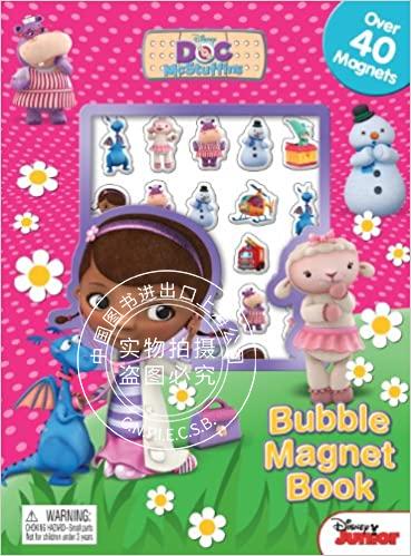 现货 Disney Doc McStuffins Bubble Magnet Book 英