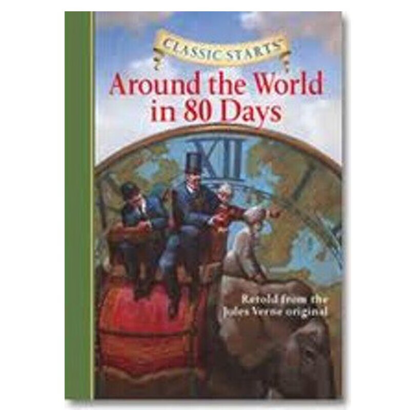 环游世界80日 英文原版 世界名著 Around the World in 80