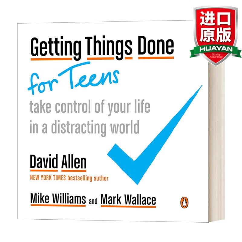 Getting Things Done for Teens 英文原版 搞定 让孩子远离忙乱的时间管理法 David Allen戴维·艾伦 英文版 进口英语原版书籍