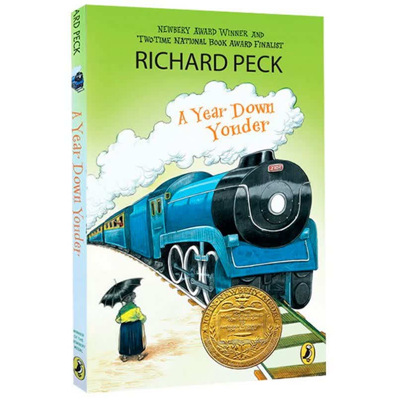 英文原版 A Year Down Yonder 背井离乡的365天 2001年纽伯瑞金奖小说 Richard Peck 儿童经典文学课外读物 英文原版