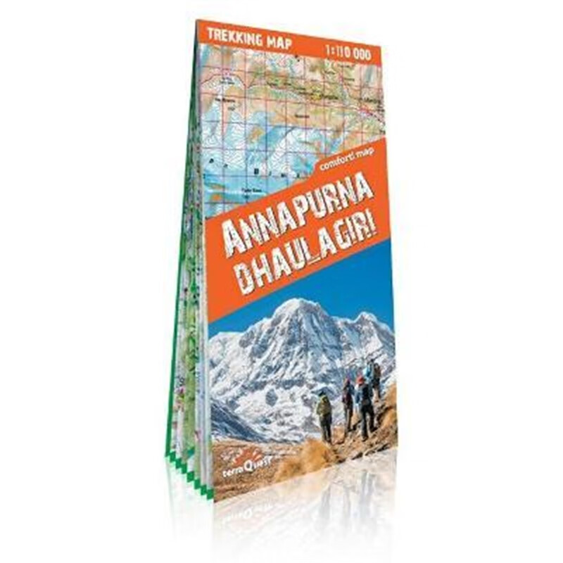 terraQuest Trekking Map Annapurna & Dhaulagiri
