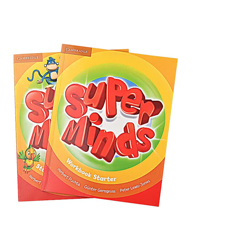 剑桥少儿英语教材 Super Minds 1 2 3 4 5 6级别superminds英式发音 小学生英语教材英音版 外国语实验小学英 预备级(课本+练习册)音频版