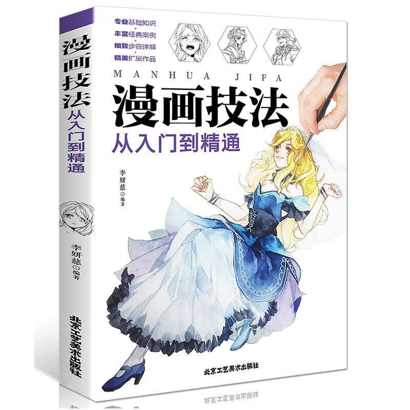 漫画技法：从入门到精通动漫漫画绘画技法 图书