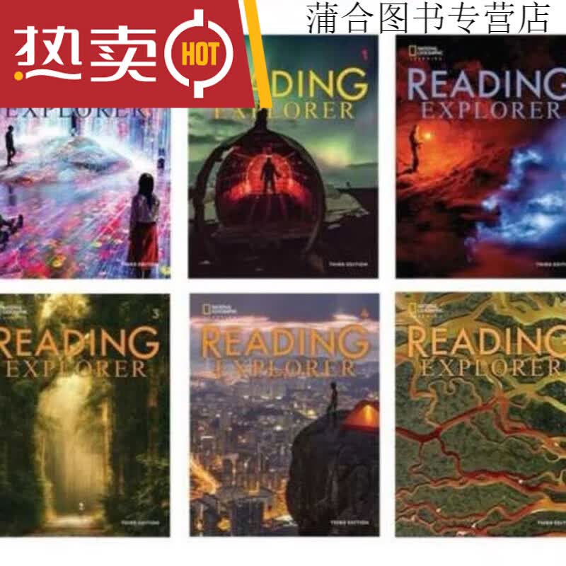 美国国家地理阅读教材Reading Explorer第三版F/1/2/3/4/5级 新版 全套6册