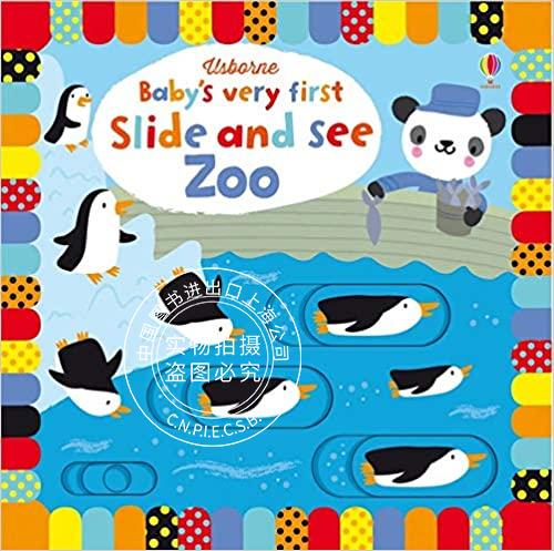 现货 Baby's Very First Slide and See Zoo 英文原版 儿