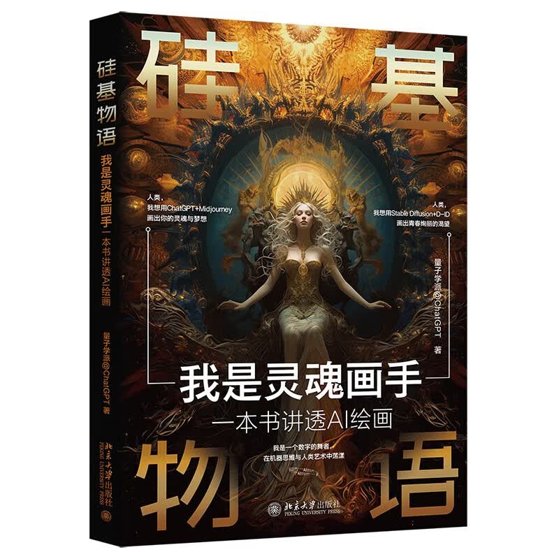 人人都能玩赚AI绘画 Sky盖哥，刘楚宾，黄小刀 著/硅基物语.我是灵魂画手：一本书讲透AI绘画 之 硅基物语 我是灵魂画手（单本）