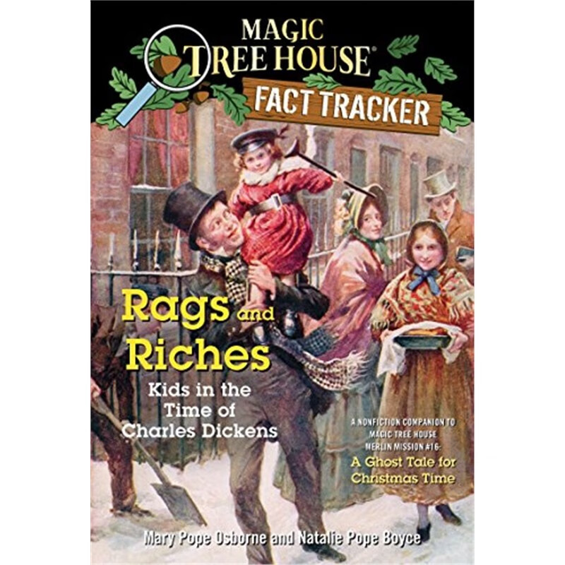 神奇树屋小百科系列 英文原版儿童绘本Magic Tree House Fact Tracker #22 Kids in the Time of Charles Dic