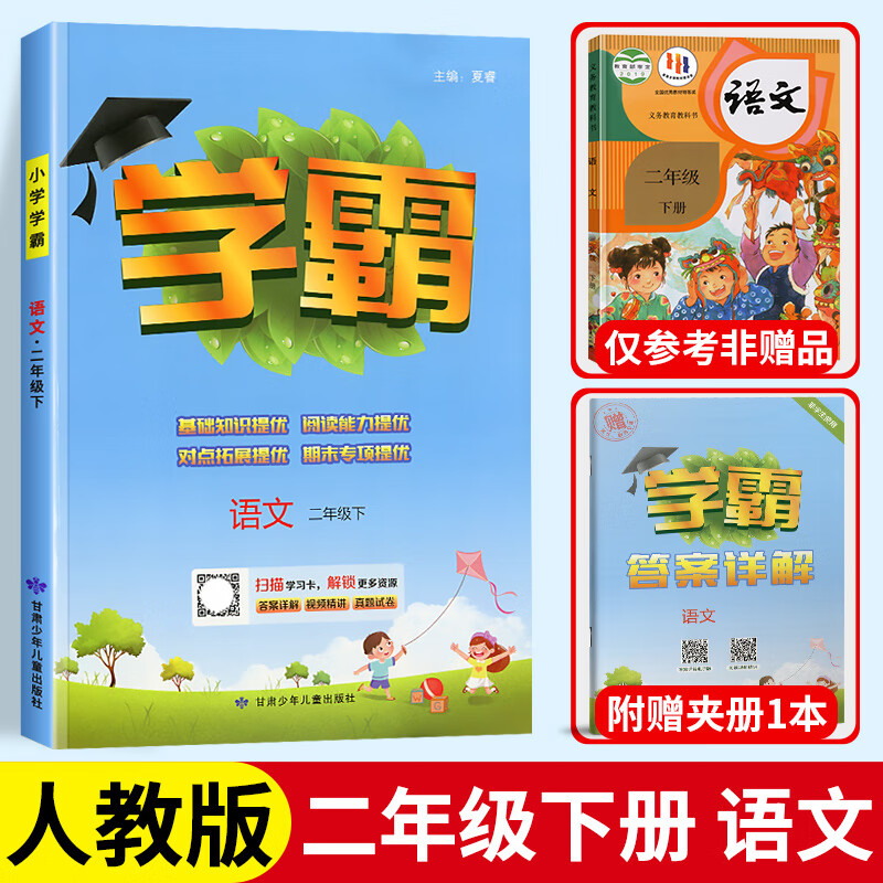 【科目版本自选】2023新版学霸二年级上小学二年级上册下册专项课时优化作业二年级上册同步训练练习册测试题经纶学典 【二年级下】语文 人教版