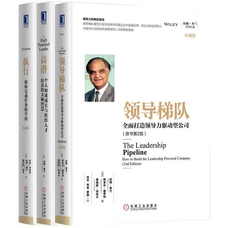 拉姆查兰管理经典套装【8册】+识人用人+高管路径：卓越领导者的成长模式（精装版）+领导梯队 全面打造领导力驱动型公司+执行 如何完成任务的学问+人才管理大师+高潜+贝佐斯的数字帝国+良性增长 【3册】
