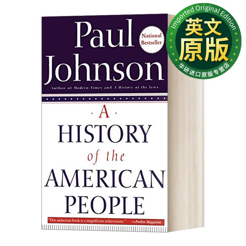 A History of the American People 美国人的故事 AP历史读物 英文版 进口英语原版书籍 英文原版