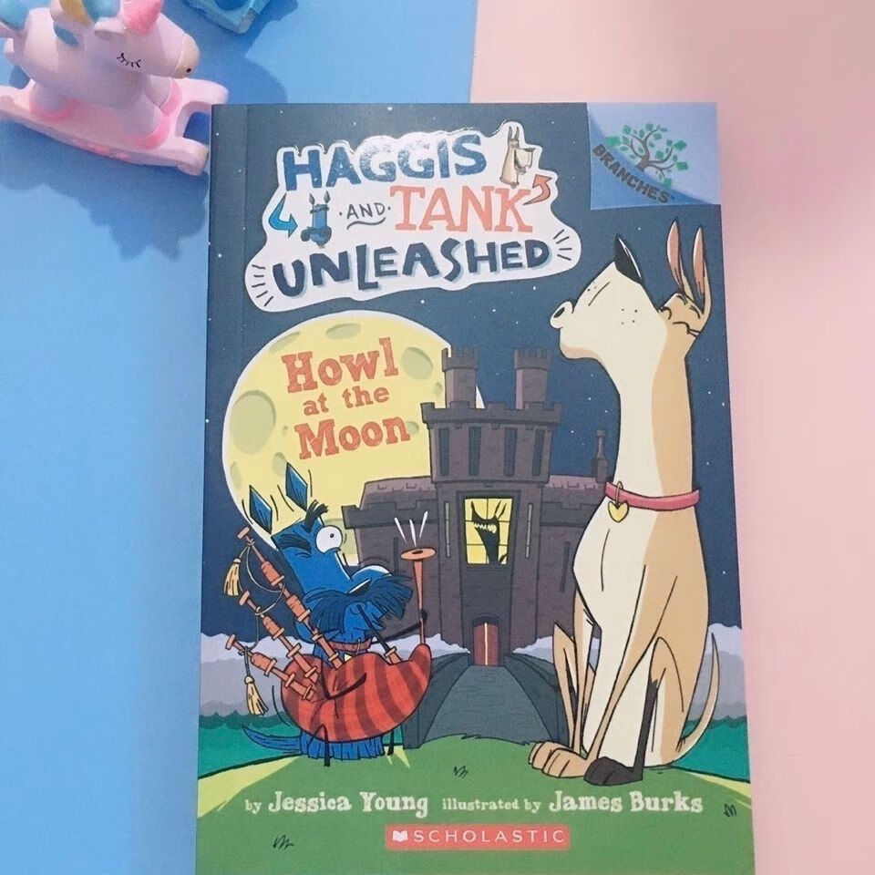 点读版爆笑狗Haggis and Tank Unleashed三本高品质哑粉锁线