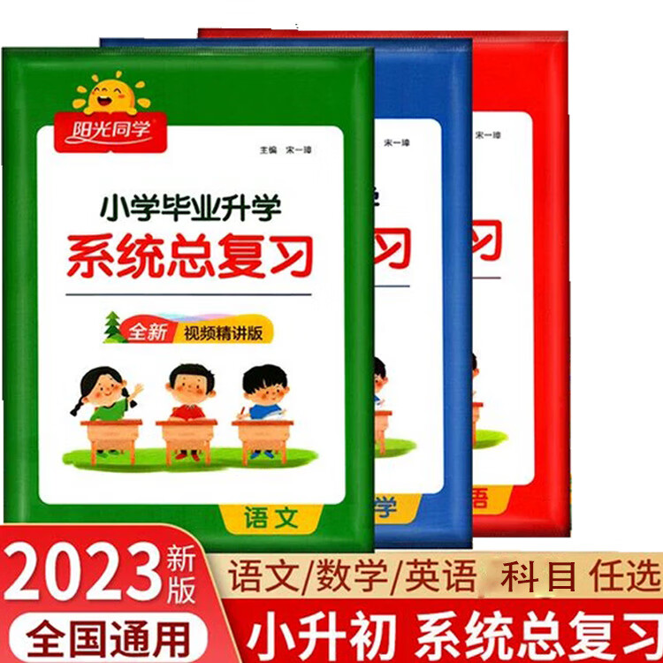 2023新版小学毕业升学系统总复习语数英视频精讲版 语文