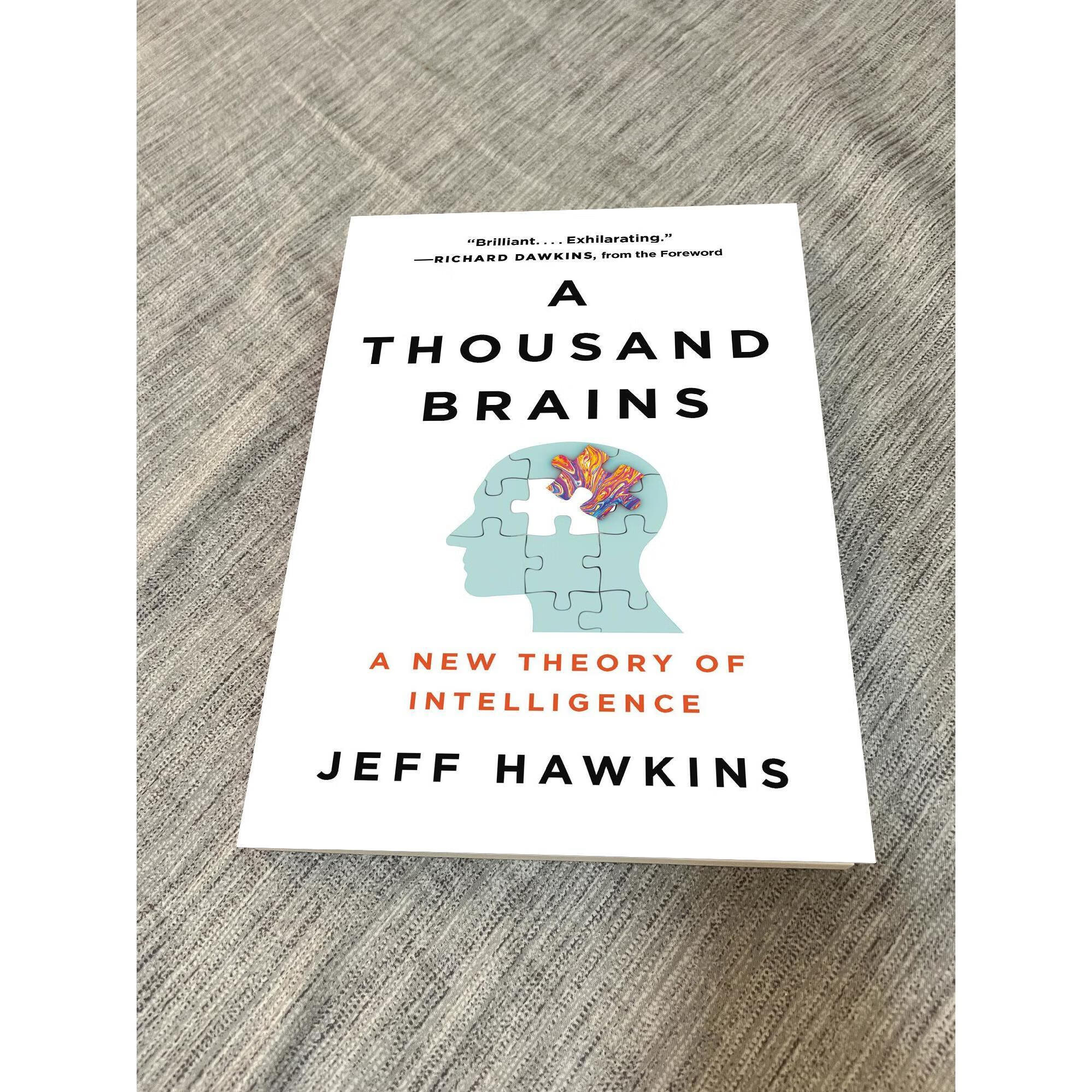 一千个大脑 A Thousand Brains 智力的新 纸质书 纸质书